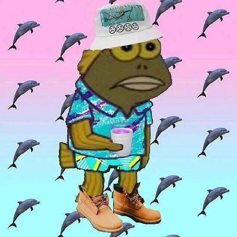 "Spongebob- Lean Fish" by KitschOfficial | Redbubble