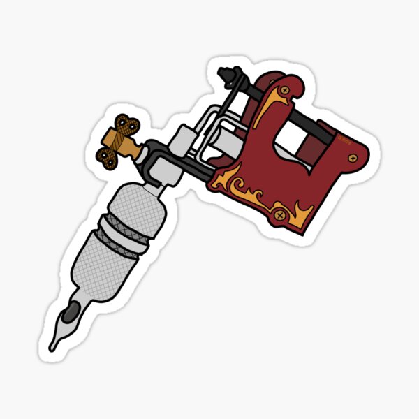 Tattoo Machine Stickers | Redbubble