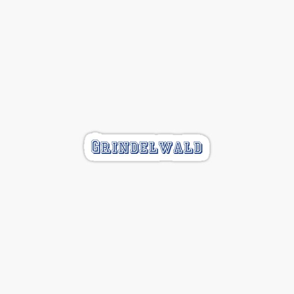 Sticker: Grindelwald | Redbubble