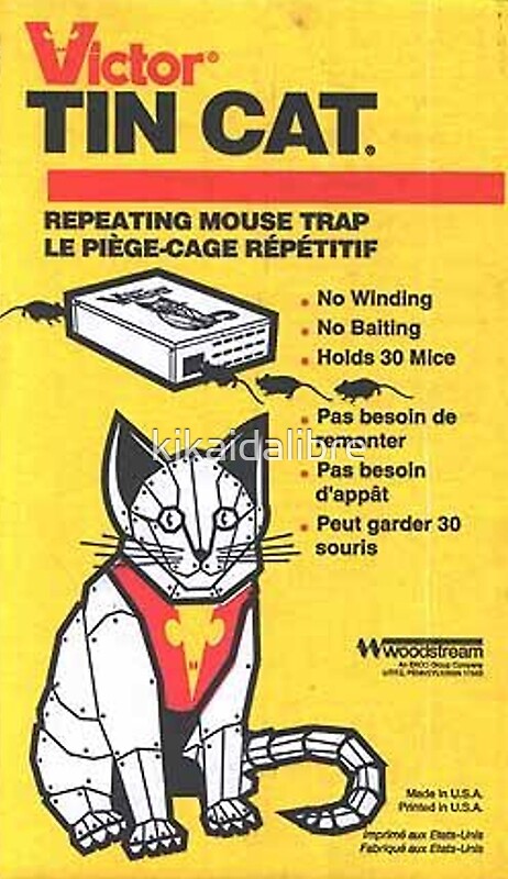 "Victor Tin Cat" by kikaidalibre | Redbubble