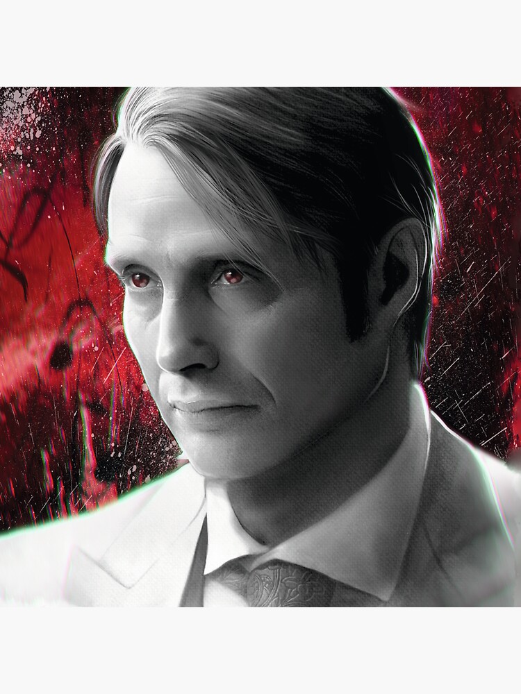 "Hannibal Lecter" Sticker by Caim | Redbubble