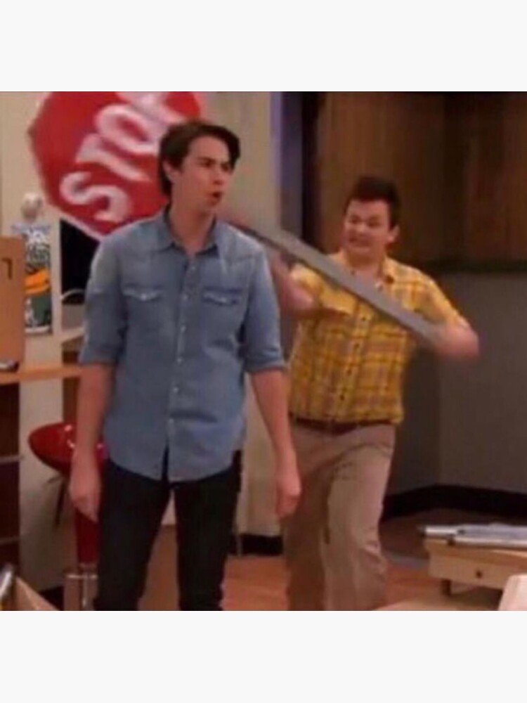 "Stop sign meme" Sticker for Sale by GloomDays | Redbubble