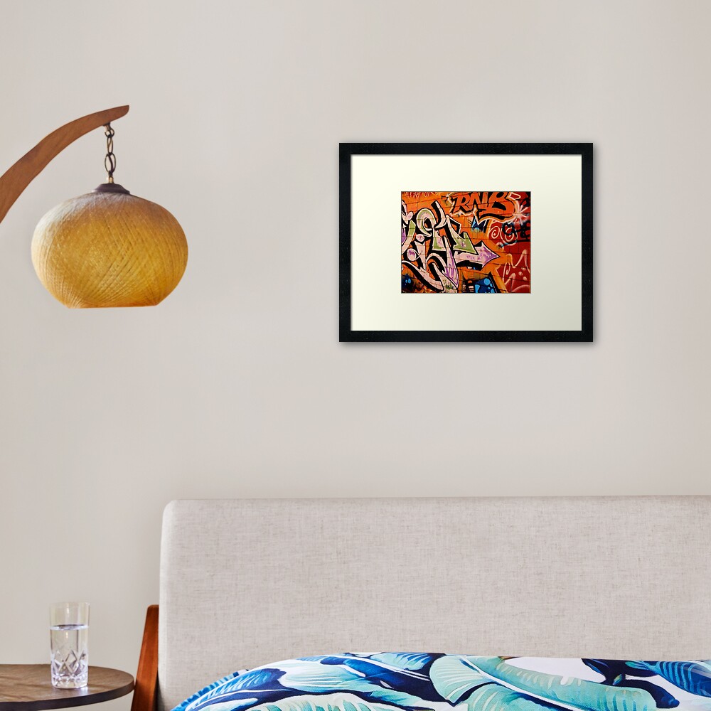 "Graffiti Art" Framed Art Print for Sale by tvlgoddess | Redbubble