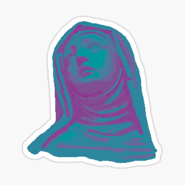 "Pixel Madonna" Sticker by Monica744 | Redbubble