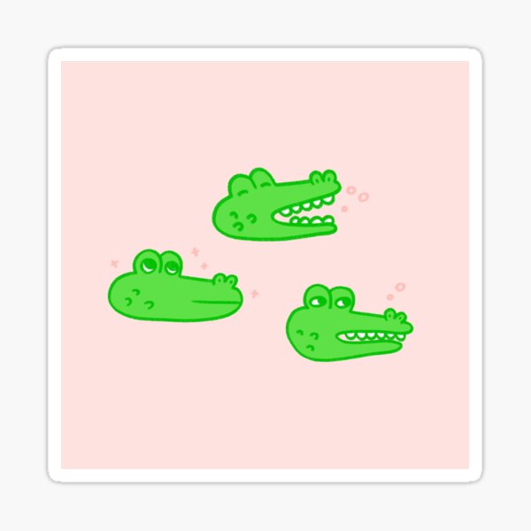 "Gators" Sticker by MartaMickelsen | Redbubble