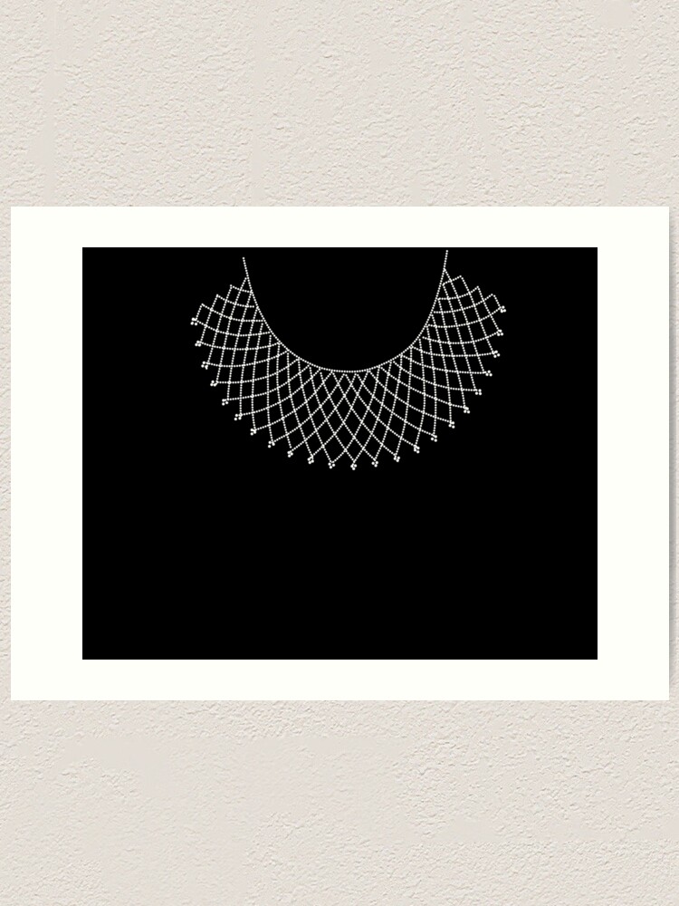 "RBG Collar" Art Print for Sale by moderntimes | Redbubble