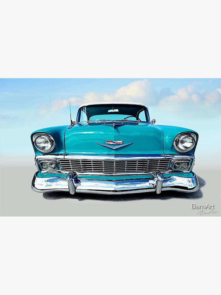 "'56 Chevy" Sticker for Sale by BarnArt | Redbubble