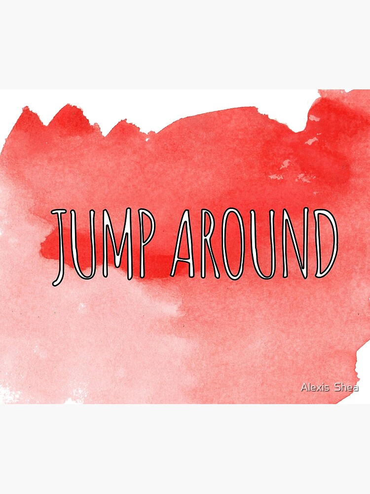 "University of Wisconsin Jump Around" Poster for Sale by RobertRolison ...
