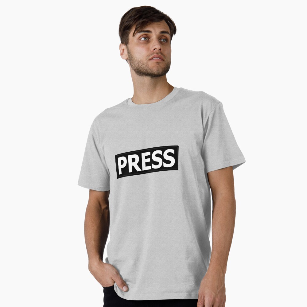 "Press Badge" Sticker for Sale by McShortRound | Redbubble