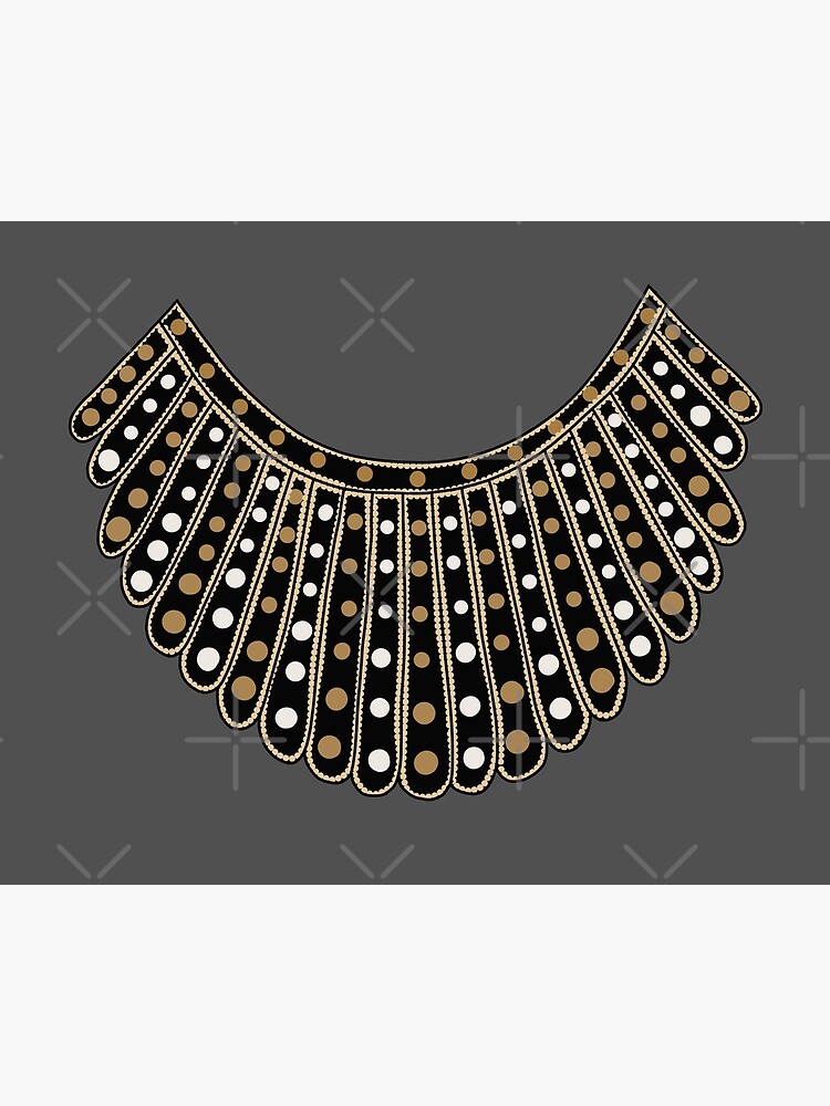 "RBG Dissent Collar" Poster by moderntimes | Redbubble