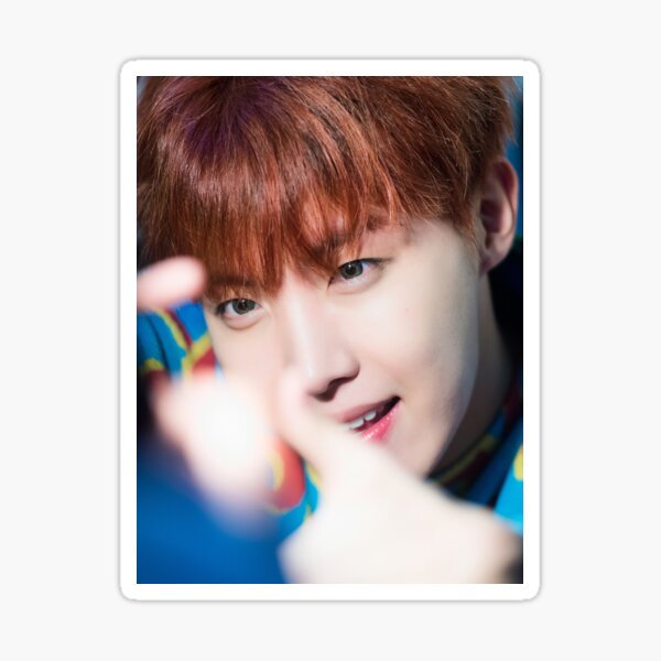 "J-Hope Jhope" Sticker for Sale by L3ft0verz | Redbubble