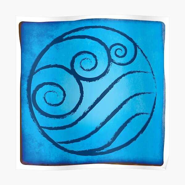 "Avatar: The Last Airbender Water Nation Symbol" Poster for Sale by ...
