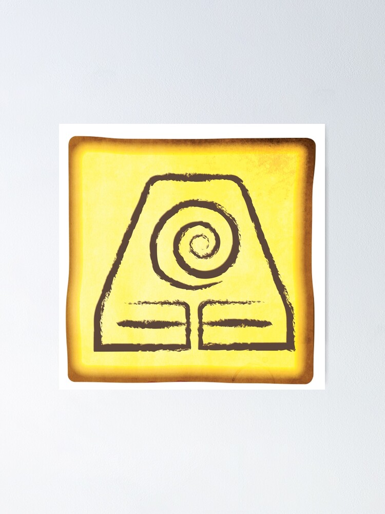 "Avatar: The Last Airbender Earth Nation Symbol" Poster for Sale by ...