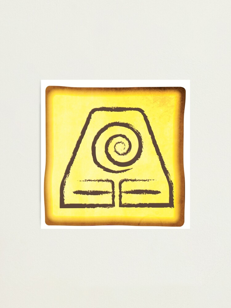 "Avatar: The Last Airbender Earth Nation Symbol" Photographic Print by ...
