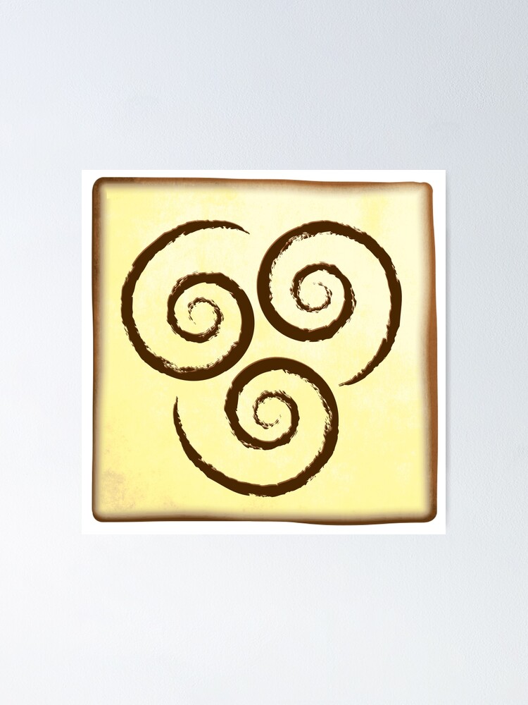 "Avatar: The Last Airbender Air Nation Symbol" Poster by ChronoDesigns ...