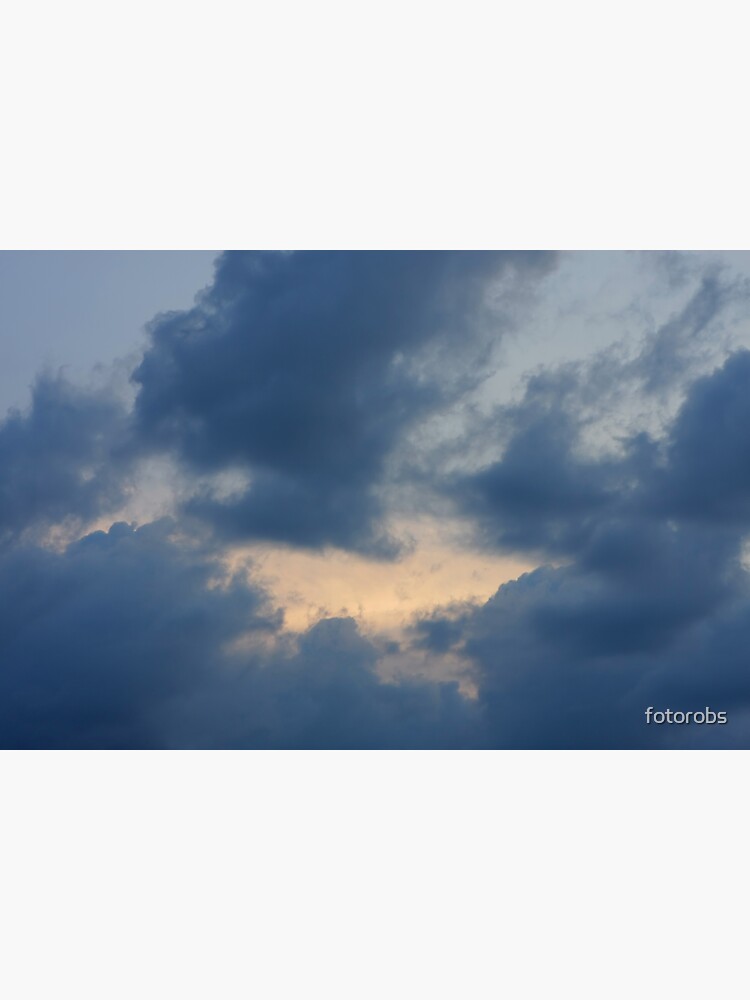 "Background of sky with thunderclouds." Sticker for Sale by fotorobs ...