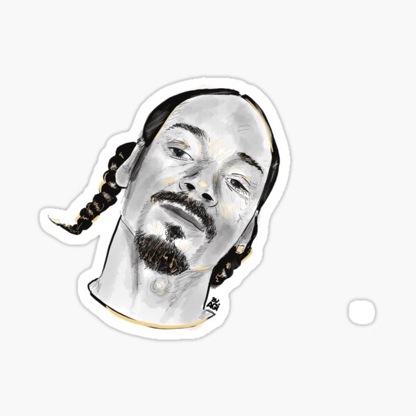 "90s Hip Hop Premium Series - Snoop Dogg" Sticker for Sale by agitated ...