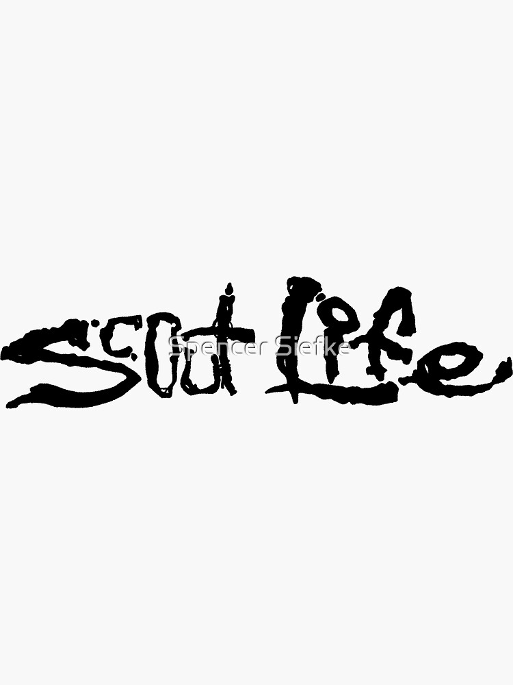 "Scout Life" Sticker for Sale by Spencer Siefke | Redbubble