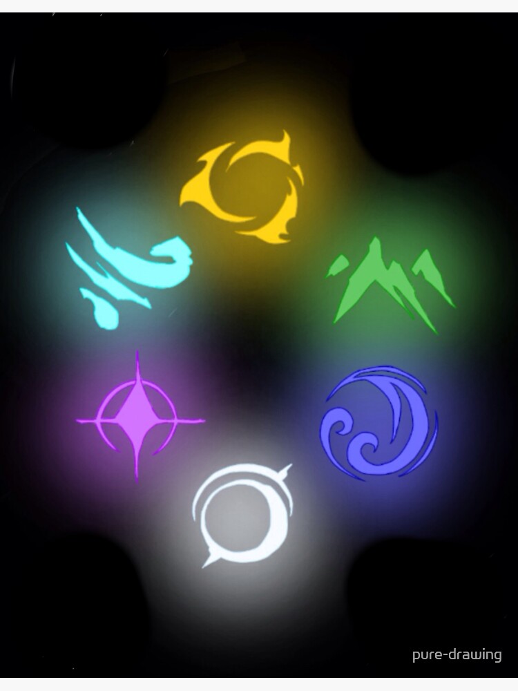 ""The Dragon Prince" Primal Magic Symbols" Sticker by pure-drawing ...