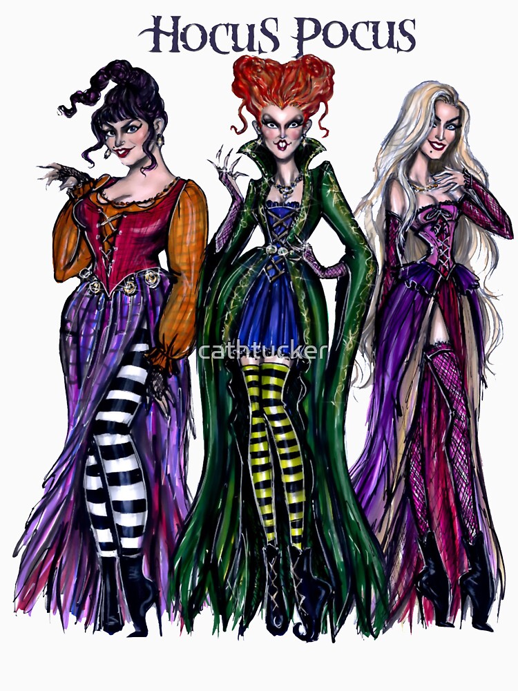 "TEAM HOCUS POCUS" T-shirt for Sale by cathtucker | Redbubble | hocus t ...