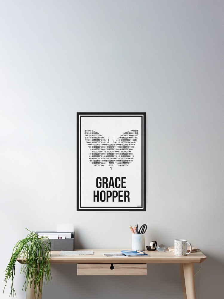 "GRACE HOPPER - Women in Science" Poster for Sale by Hydrogene | Redbubble