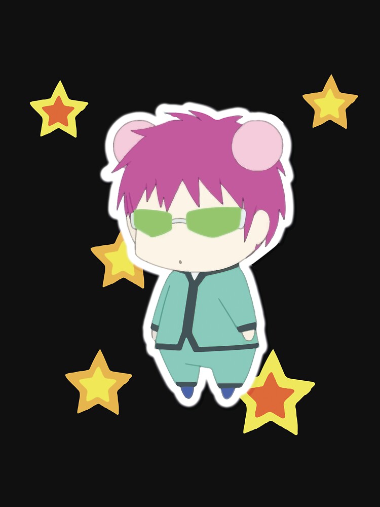 "Saiki K Cute Illustration with stars" T-shirt for Sale by deheleisa ...