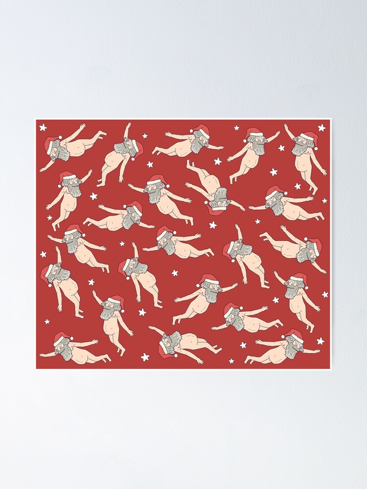 "Ruben Floating Santa pattern - Rick and Morty" Poster by ...