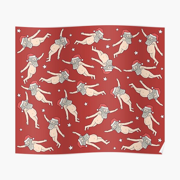 "Ruben Floating Santa pattern - Rick and Morty" Poster by ...