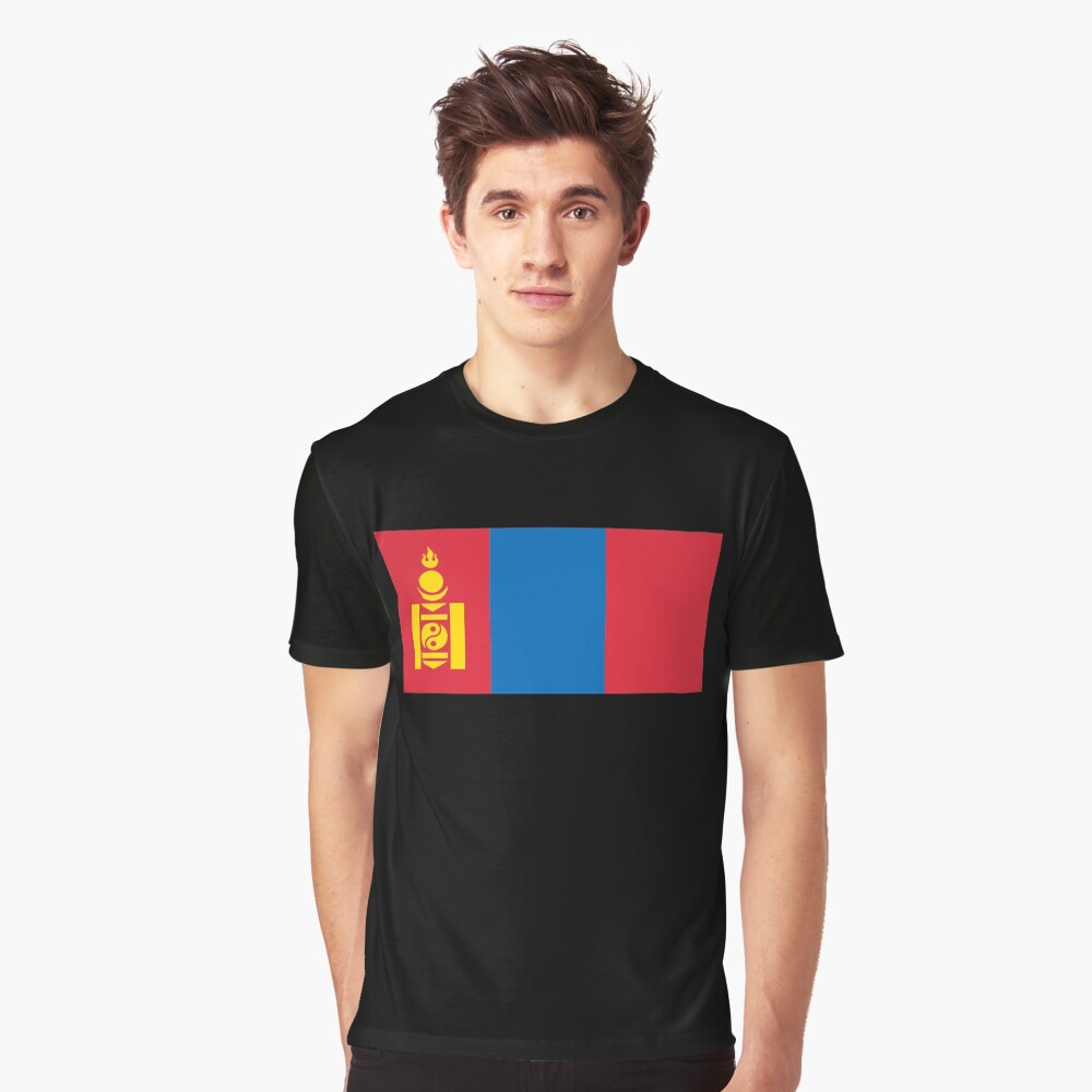 "Flag of Mongolia - Монгол улсын төрийн далбаа " Art Print for Sale by ...