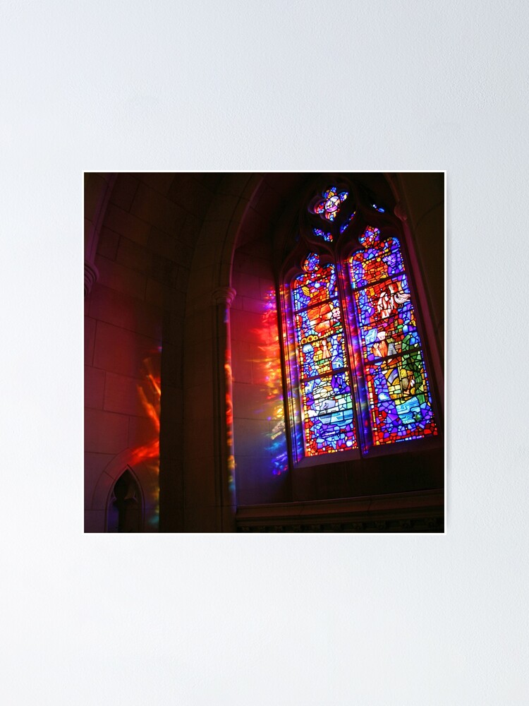 "A Window in a Cathedral" Poster for Sale by corawandel | Redbubble