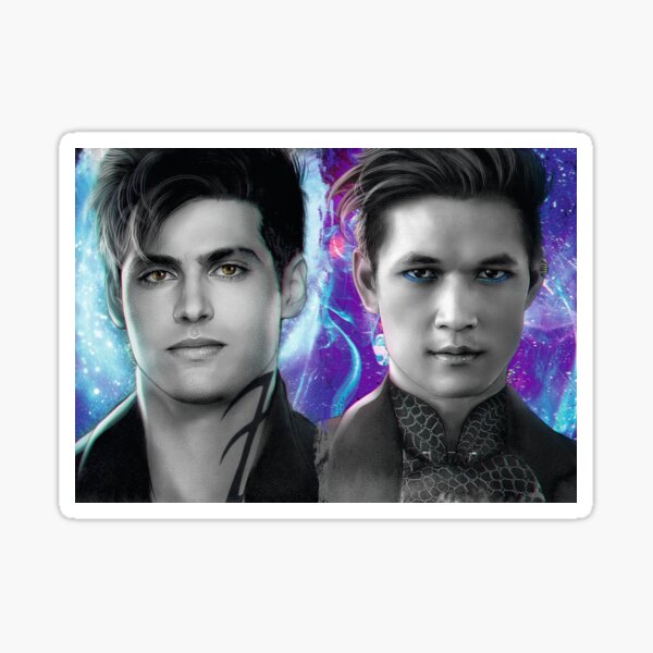 "Malec" Sticker by Caim | Redbubble