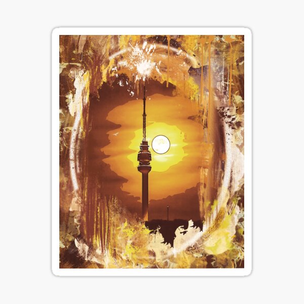 "Grafika ( Avala - Beograd )" Sticker by AllforWall | Redbubble