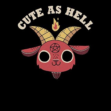 "Cute As Hell" Pin for Sale by DinoMike | Redbubble