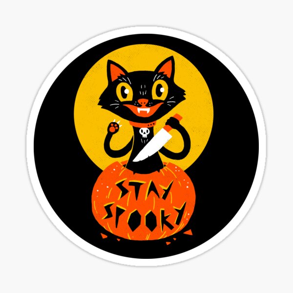 "Stay Spooky" Sticker for Sale by DinoMike | Redbubble