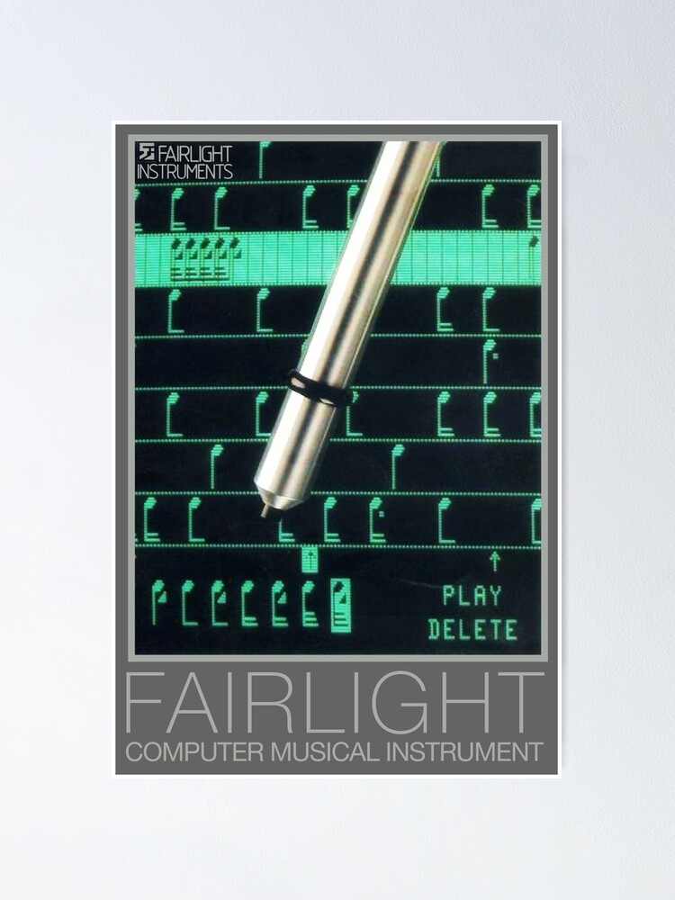 "FAIRLIGHT CMI" Poster by ThrowbackMotors | Redbubble