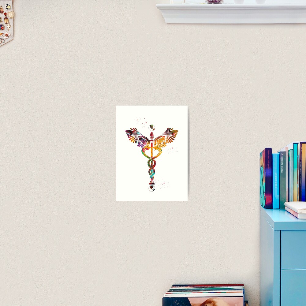 "Caduceus" Art Print for Sale by erzebetth | Redbubble