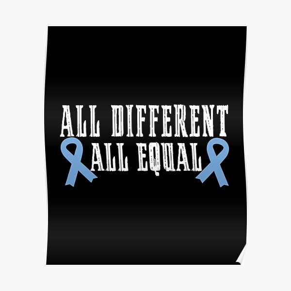 "All Different All Equal" Poster by SmartStyle | Redbubble