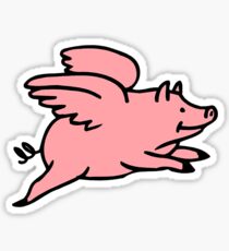 Flying Pig Stickers | Redbubble