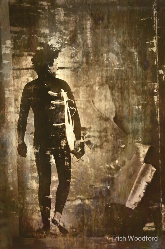 "Surf Grunge" by Trish Woodford | Redbubble
