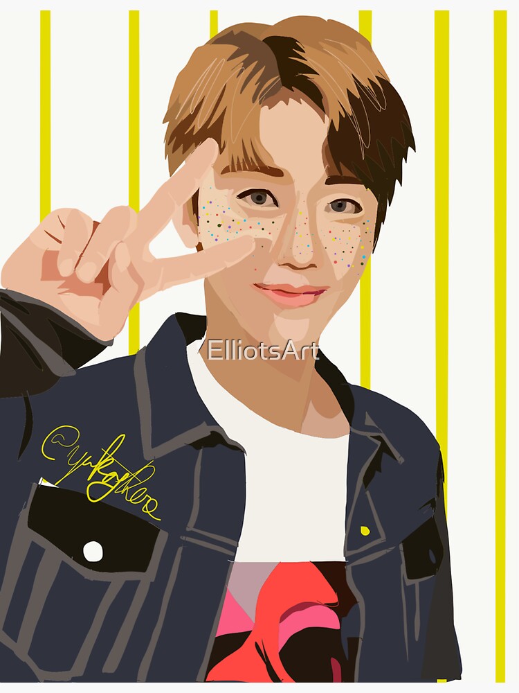 "NCT Dream Jaemin" Sticker for Sale by ElliotsArt | Redbubble