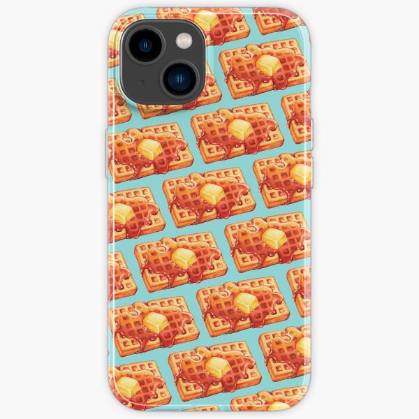 "Waffle Pattern 2 - Blue" iPhone Case for Sale by KellyGilleran | Redbubble