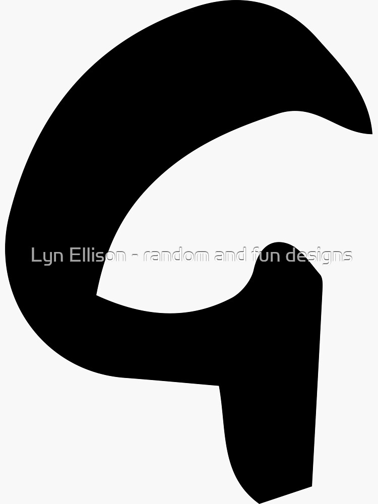 "Monogram Letter G in Black" Sticker for Sale by lovetocats | Redbubble