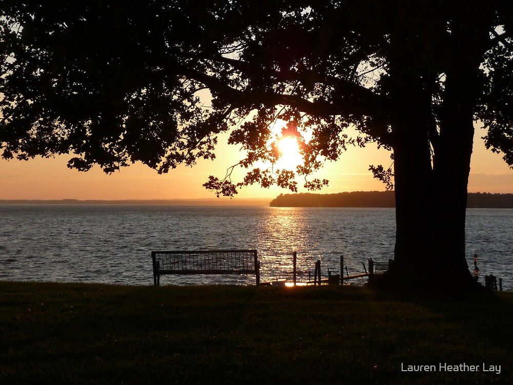 ""Sandy Cove Sunset"" by Lauren Heather Lay | Redbubble