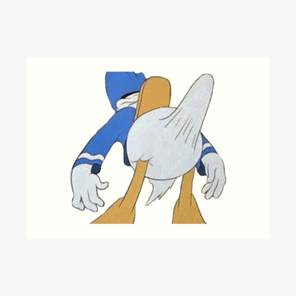 "donald duck meme" Art Print by observation | Redbubble