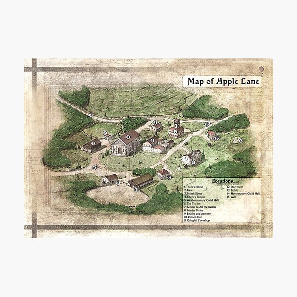 "Apple Lane by Olivier Sanfilipo" Photographic Print for Sale by ...