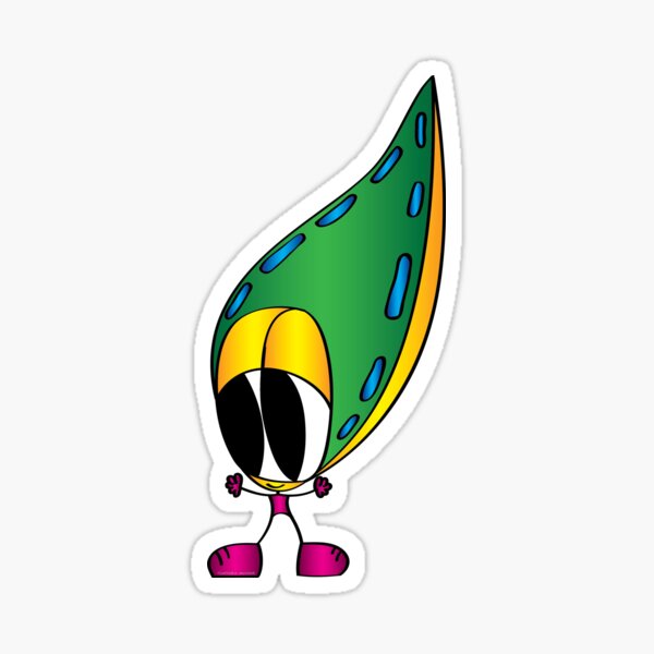 "Cartoon Character, Minna" Sticker by patrickcartoons | Redbubble