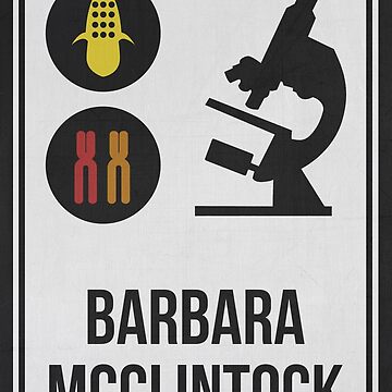 "BARBARA MCCLINTOCK - Women in Science" Poster for Sale by Hydrogene ...
