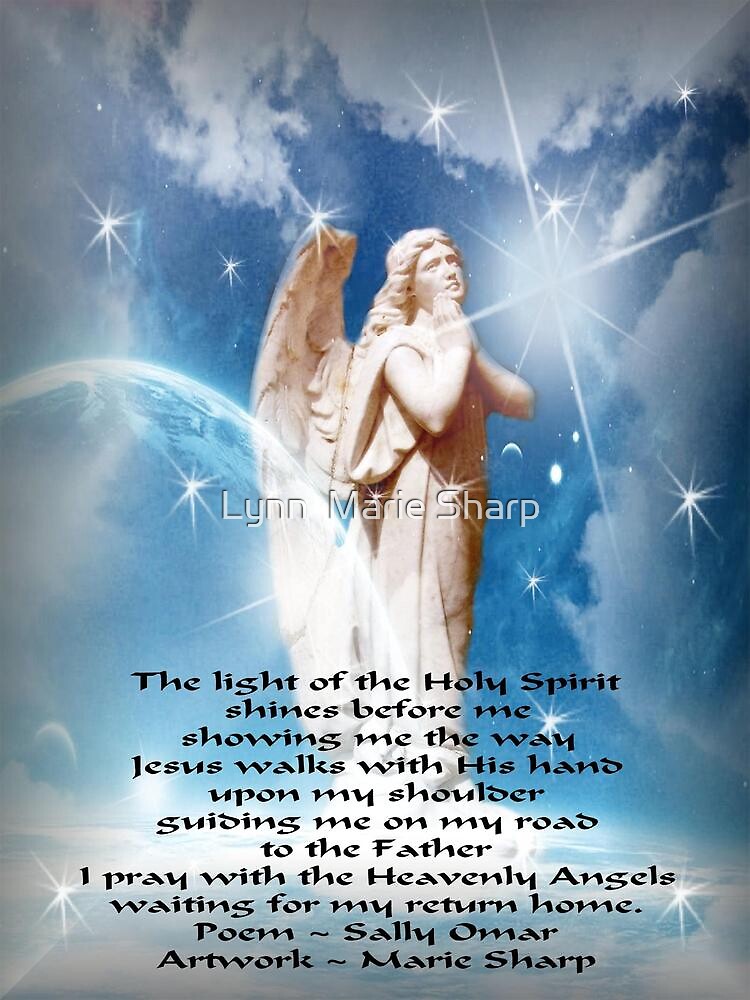 "The Light Of The Holy Spirit Angel" by Lynn Marie Sharp | Redbubble