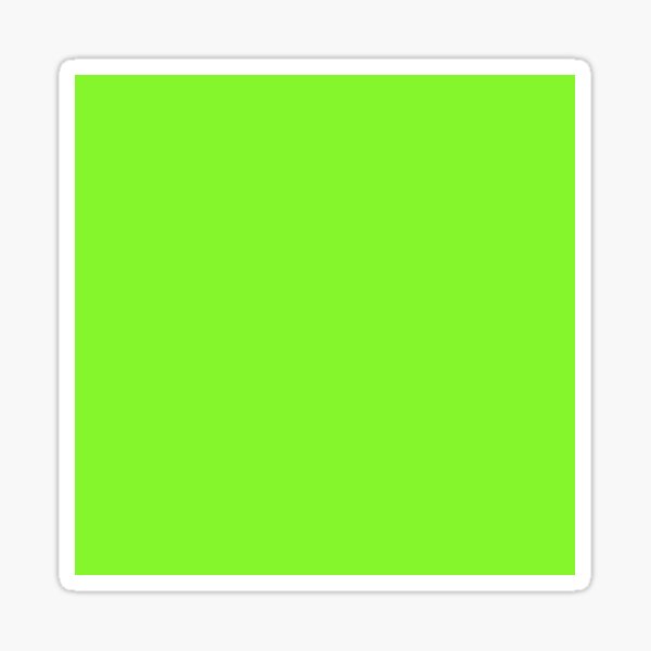"Neon Green" Sticker for Sale by koovox | Redbubble
