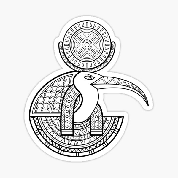 "Thoth" Sticker for Sale by krivoruchko | Redbubble